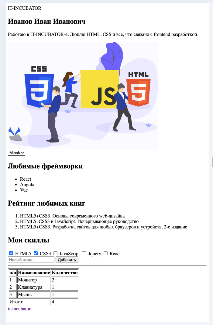 It-incubator precourse